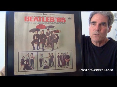 Beatles ’65 Cardboard Promotional Record-Store Display from Dec. 1964 ...