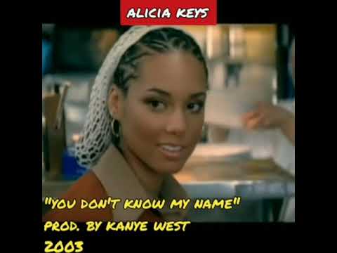 ᔑample Video: You Don't Know My Name by Alicia Keys (2003)