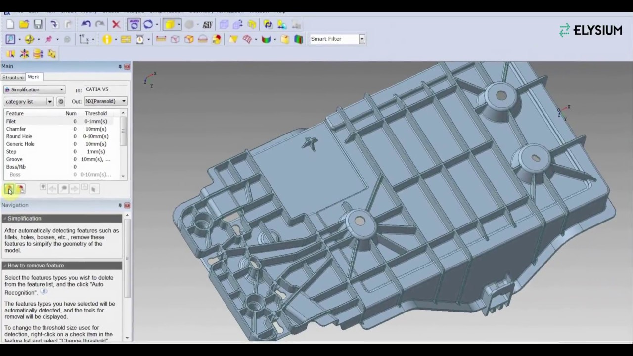 Simplifying Geometry/Recognizing and Removing Geometry Features | 3D-SUITE | Elysium