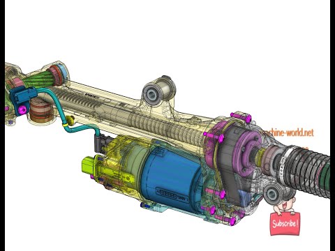 3D file car steering mechanism-industrial 3D model 🚗 ・Model to download ...