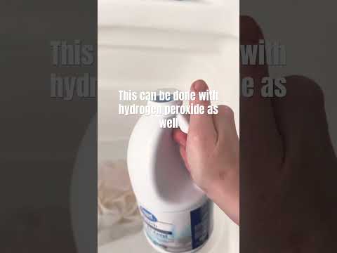 How to clean a Nasty Shower Curtain ๐คข #cleaning #cleaningtips