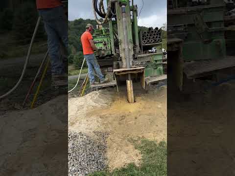 Drilling a Water well for a house! #welldrilling #bryantwelldrilling