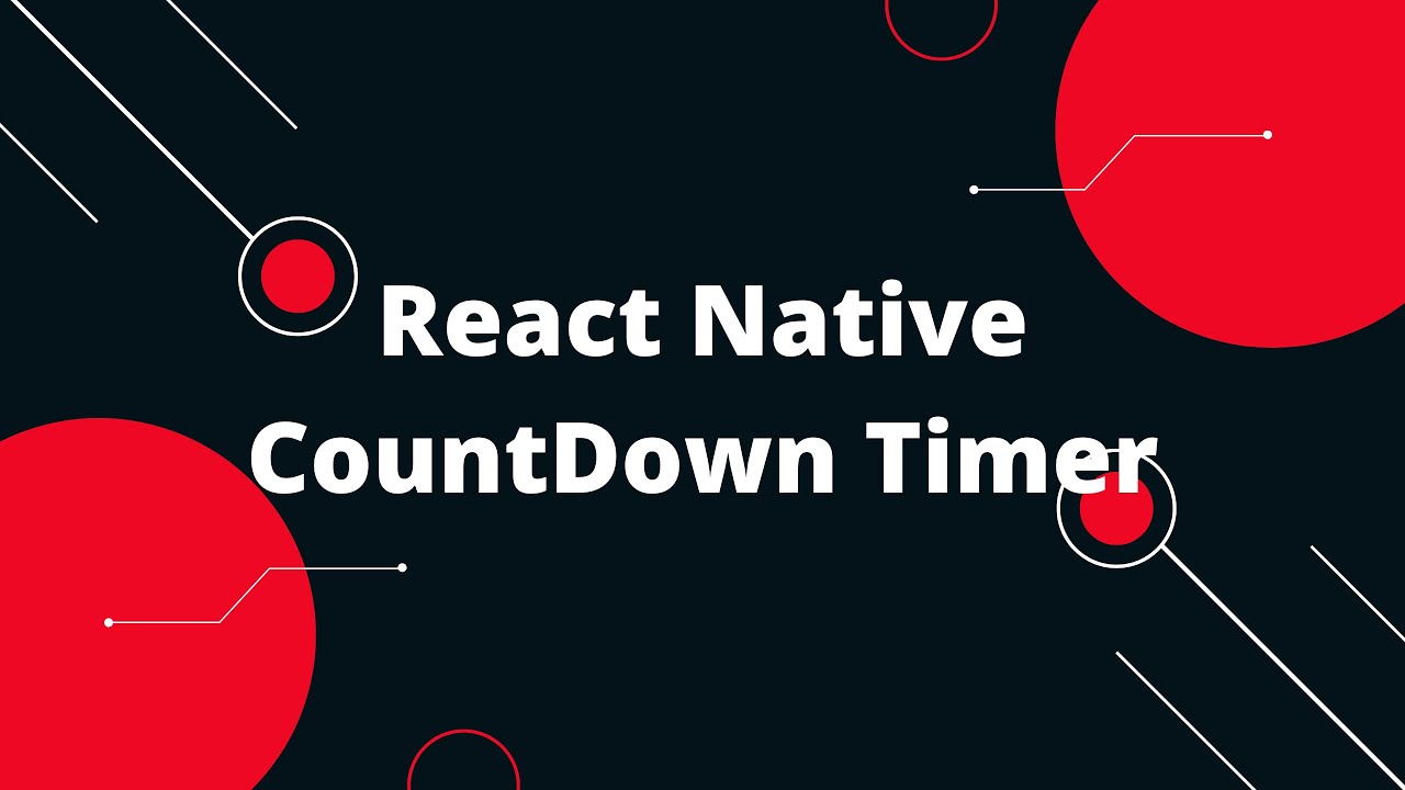 React Native CountDown Timer
