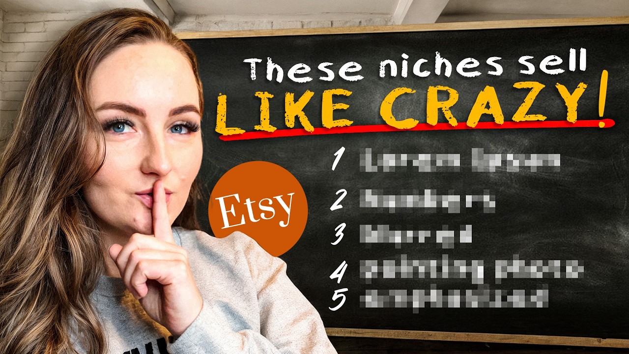 5 Etsy Niches GUARANTEED To Sell In 2026 (Even If You’re A Beginner)