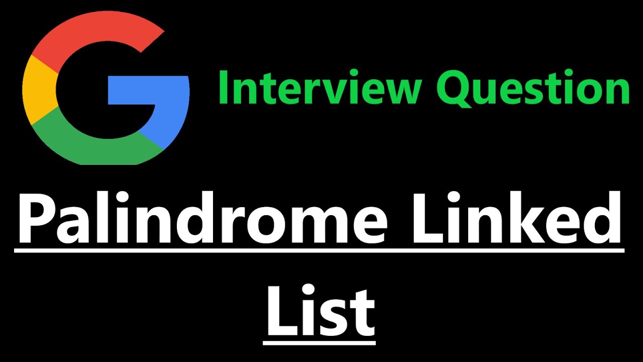 Palindrome Linked List - Leetcode 234 - Python