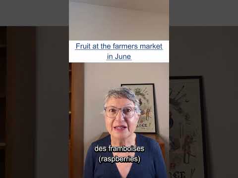 Fruits on the French markets in June! 🍓 🍒 🍑 🇫🇷