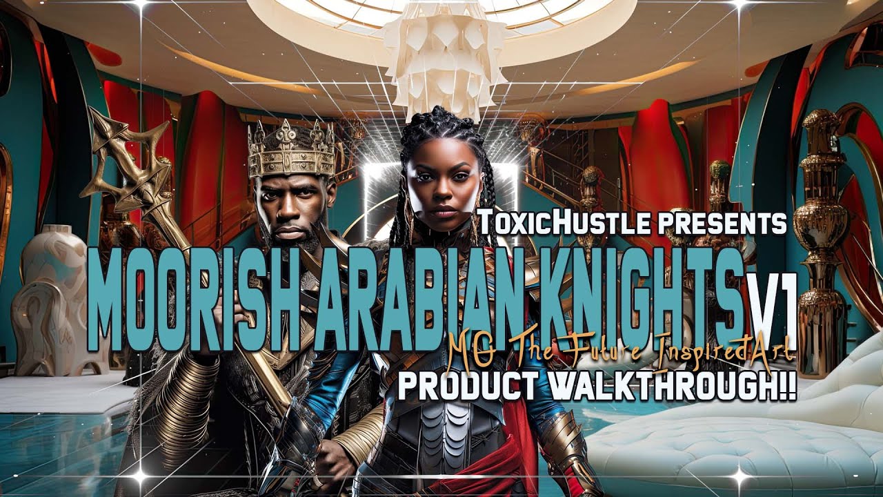 Moorish Arabian Knights   Vol 1 - Mega Graphic Pack -  Product Walkthrough
