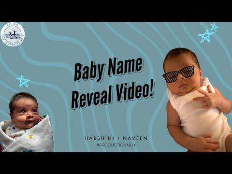Baby Name Reveal | S/o Harshini + Naveen | MurugeSon's