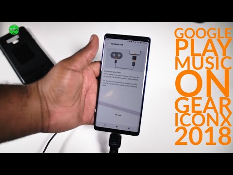 How To Add Music On Samsung Gear IconX 2018 | Google Play Music