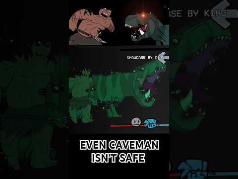 Never Hiding in CAVE!! | FNF Primal #scary #pibby #fnf #new #pibbymod #horror