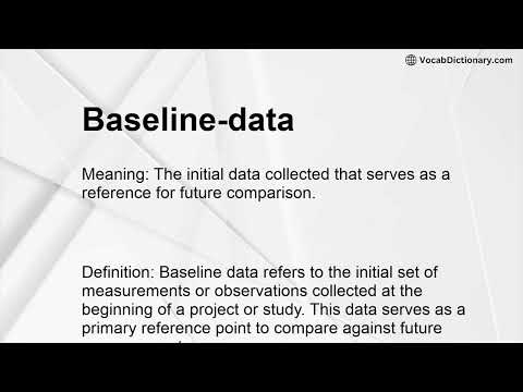 Baseline-data Meaning