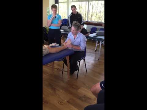 How to Mobilse and Manipulate (HVT /Grade 5) to the Talus Bone of the Ankle