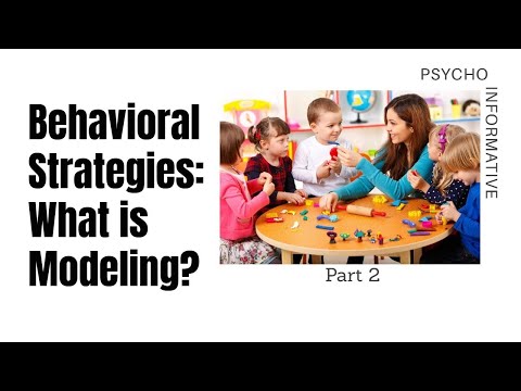 What is Modeling| Modeling in Psychology| Behavioral Strategies| Modeling and it component