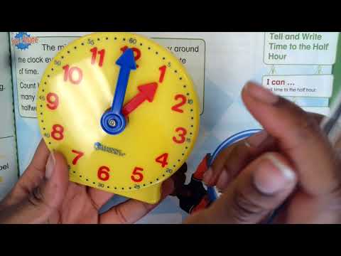 Tell and Write Time to the Half Hour 13-5 Part 1 Ms. Dunlap's First Grade Class Williams