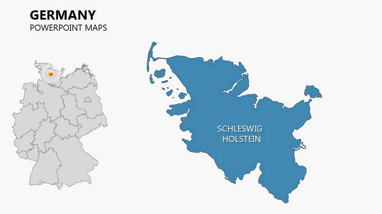 Complete Germany maps - Complete Germany PowerPoint maps