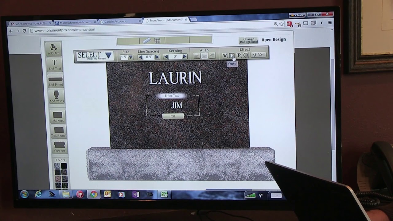 Designing your Monument