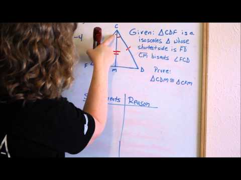 Lesson 24 - Triangle Proofs with SSS and SAS