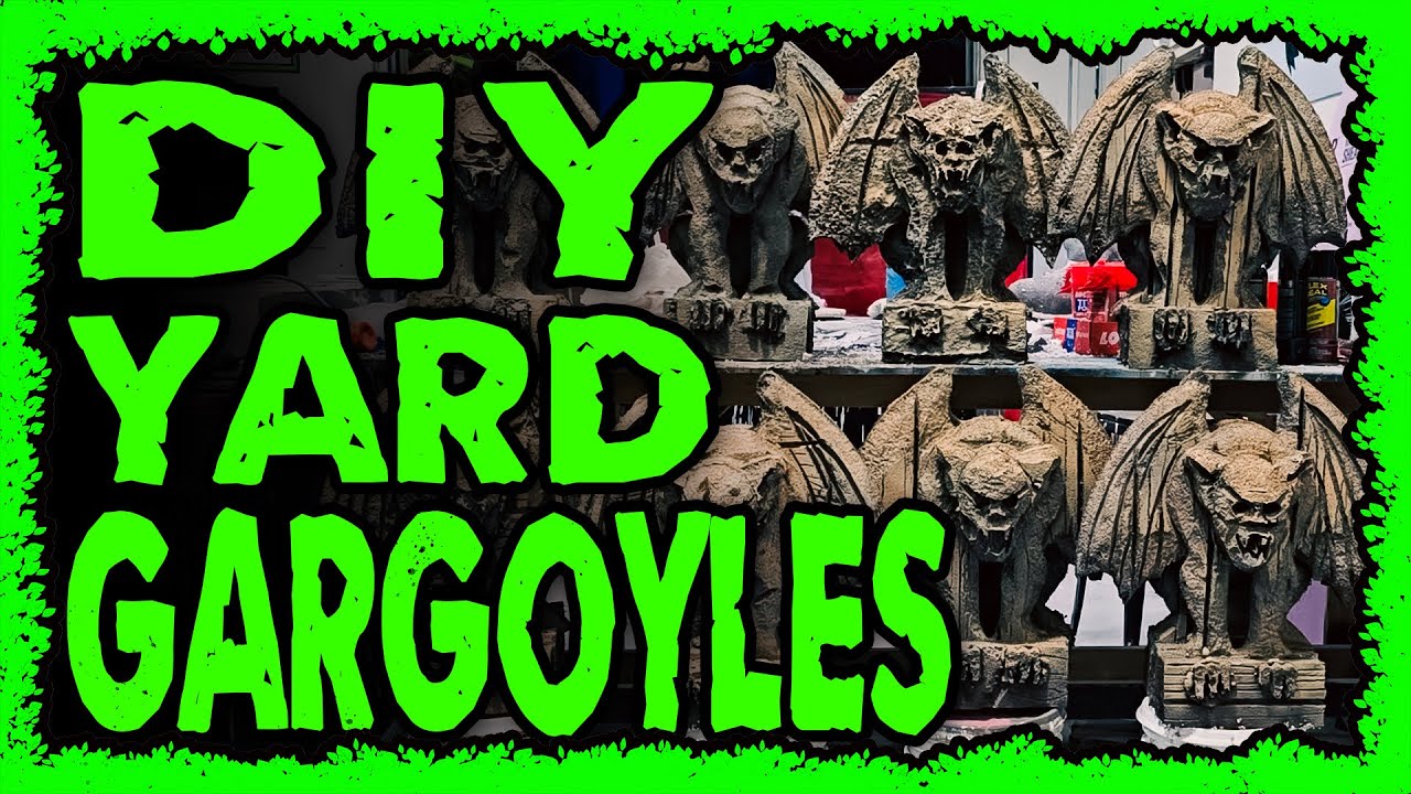 DIY Yard Gargoyles Project