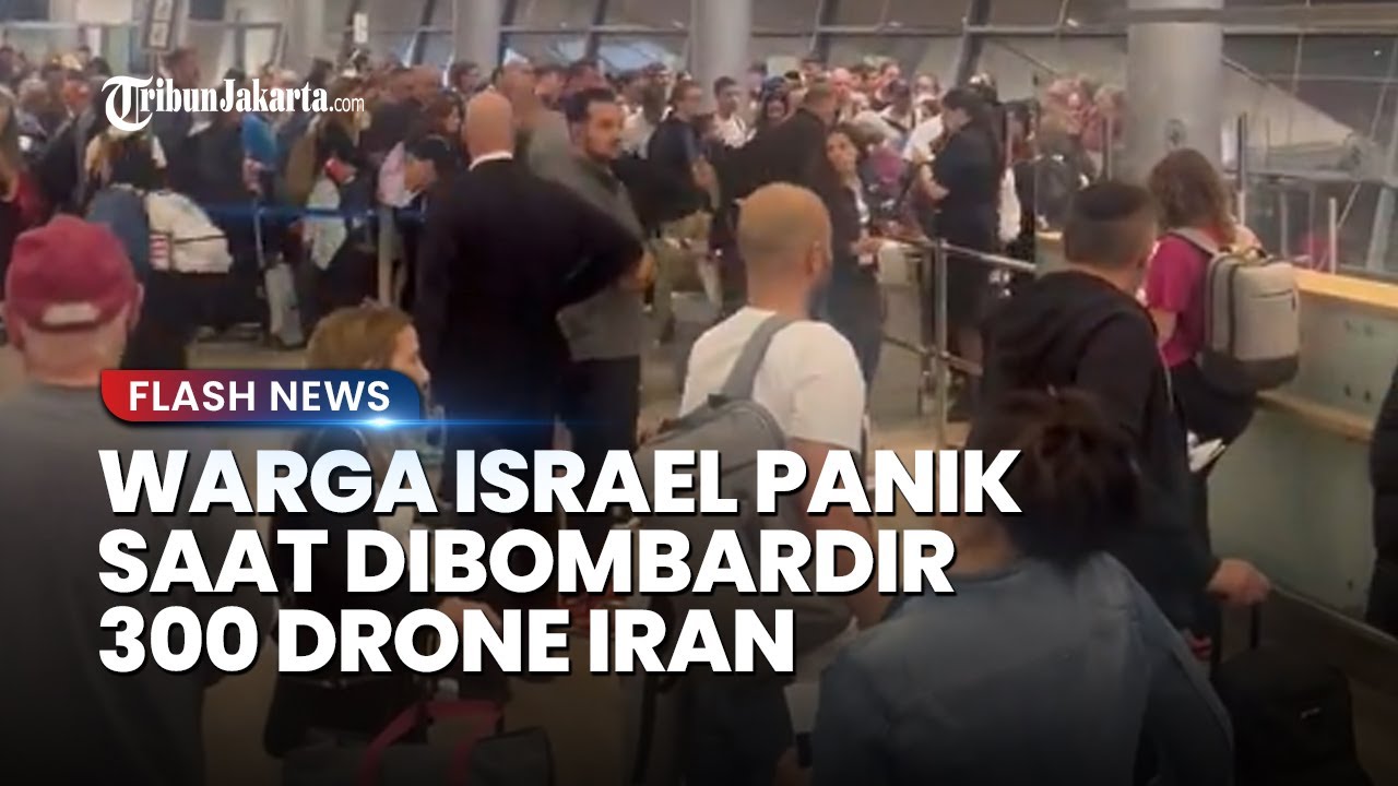 Kondisi Mencekam! Warga Panik & Angkat Kaki Israel saat Diserang Iran ...