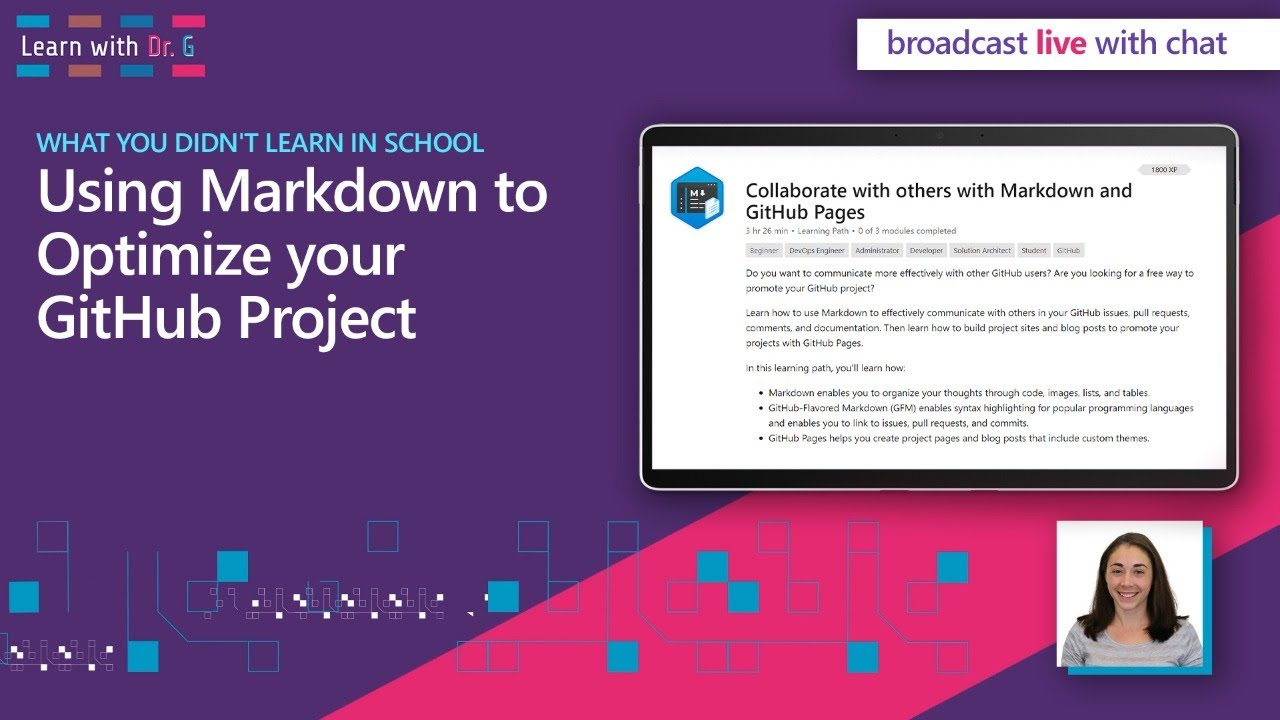 Using Markdown to Optimize your GitHub Project | Learn With Dr. G