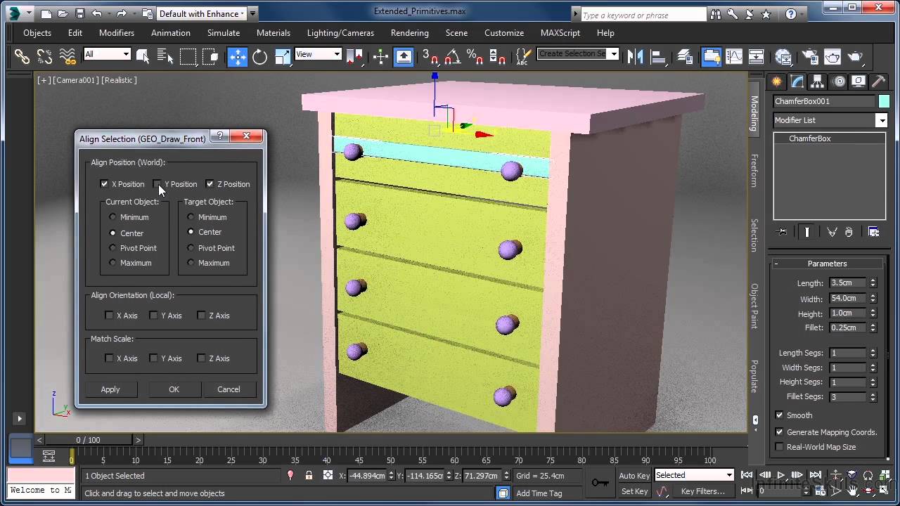 3DS Max 2014 Tutorial | Extended Primitive Types