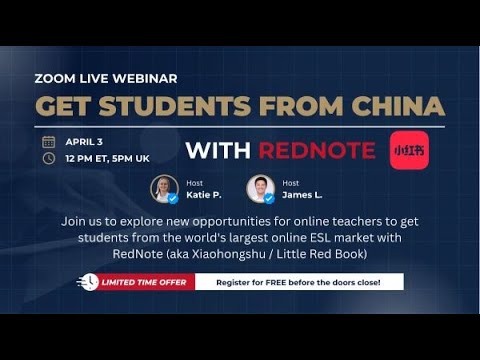 Webinar replay: Get students from China with RedNote (latest updates ...