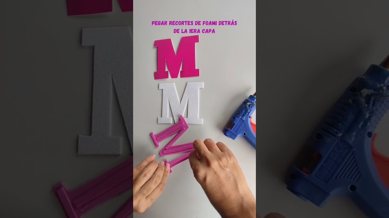 COMO HACER UN CAKE TOPPER SIN MAQUINA #manualidades #caketopper #diy #letra #decoracion #hechoamano