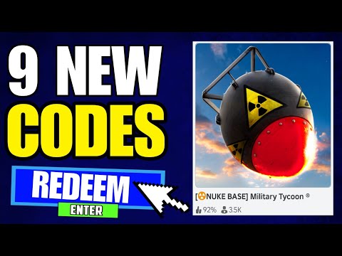 UPDATE NEW! ROBLOX MILITARY TYCOON CODES 2024!! | BE QUICKLY | PART 71