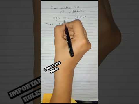 Important rules of Commutative rules #mathematics #problem_solving #maths #solutions #mathtricks