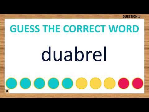 Guess the Correct Word #7008 | Word Game | 7 letters | Unscramble Letters to Find Words | Agent Quiz
