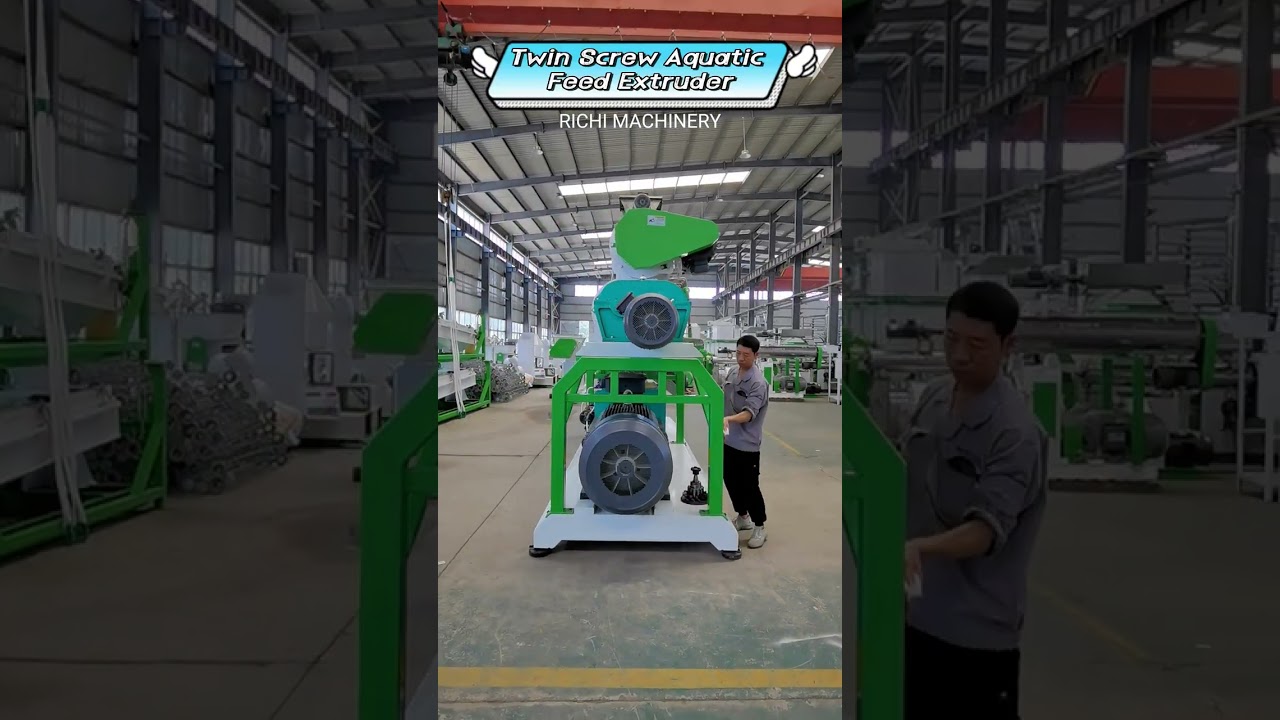 Twin-Screw Floating Fish Feed Extruder | High-Efficiency Feed Production Solution