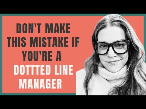 Dotted line managing