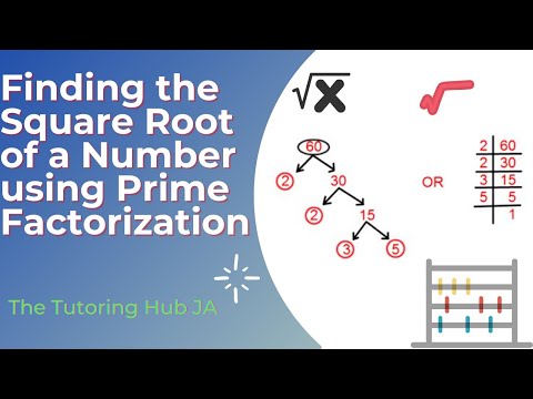 Finding the Square root of numbers using Prime Factorization | Math | The Tutoring Hub JA
