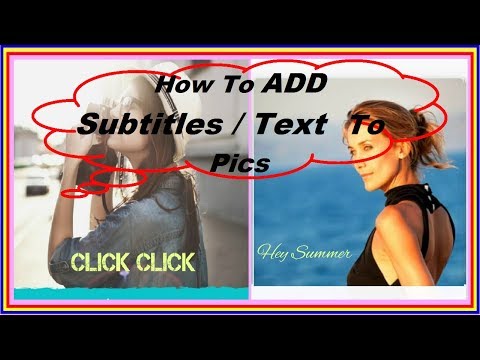 How to Add text onInstagram Pictures | Text on Photo | Add Text in Image