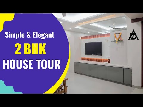 Simple & Elegant 2 BHK House Tour @ Kolhapur | Best Interior Designer | Aakar Interiod Designers