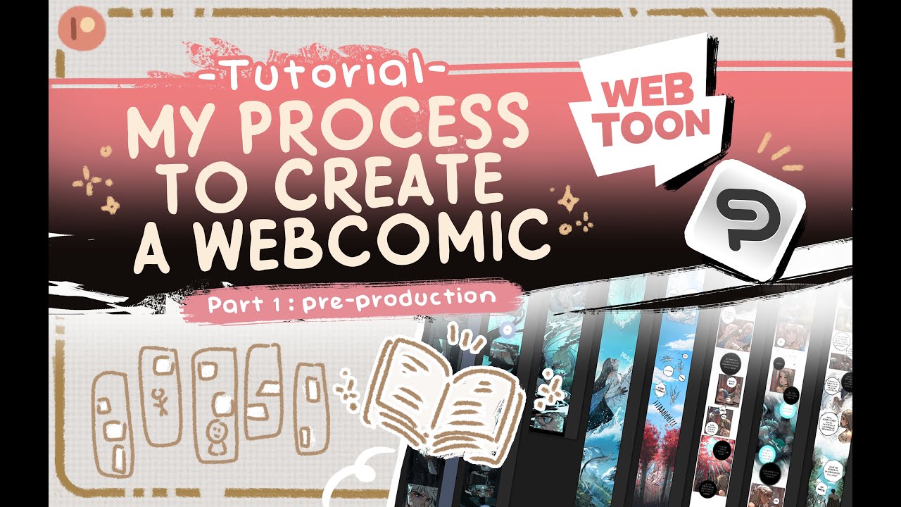My Process to Create a Webcomic | Tutorial ✨