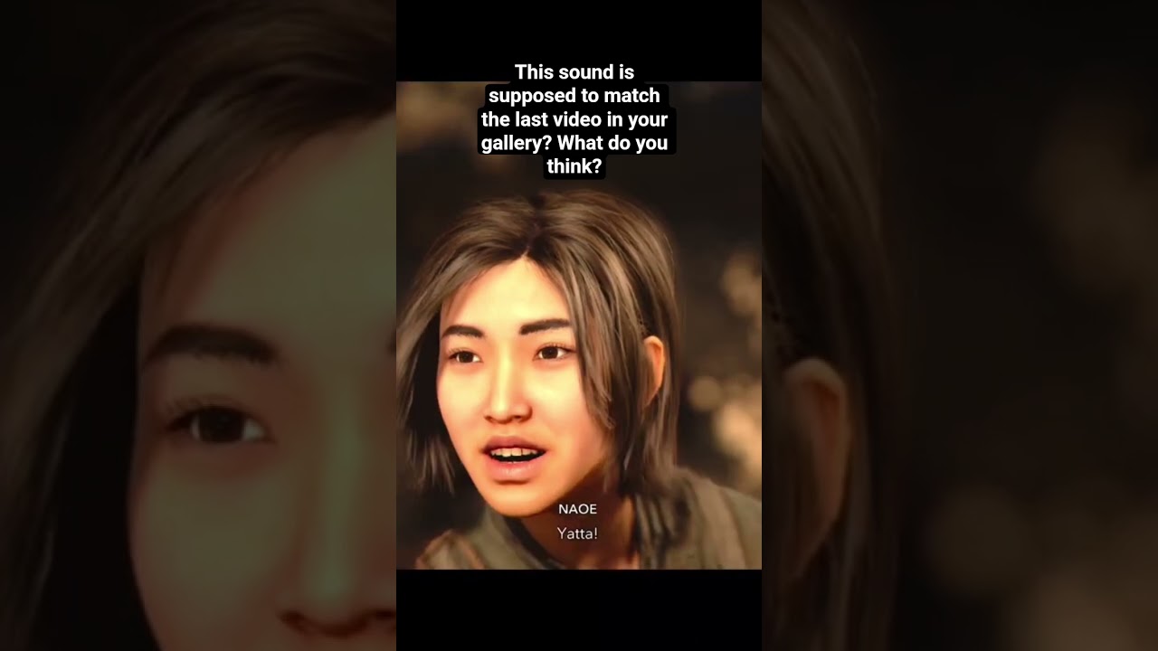 This sound is supposed to match the last video in your gallery? What do you think?