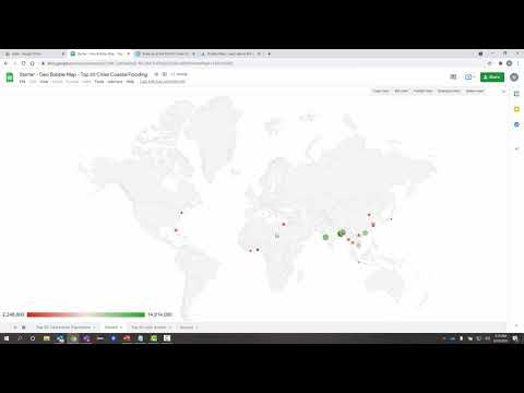 Bubble Map with Google Sheets