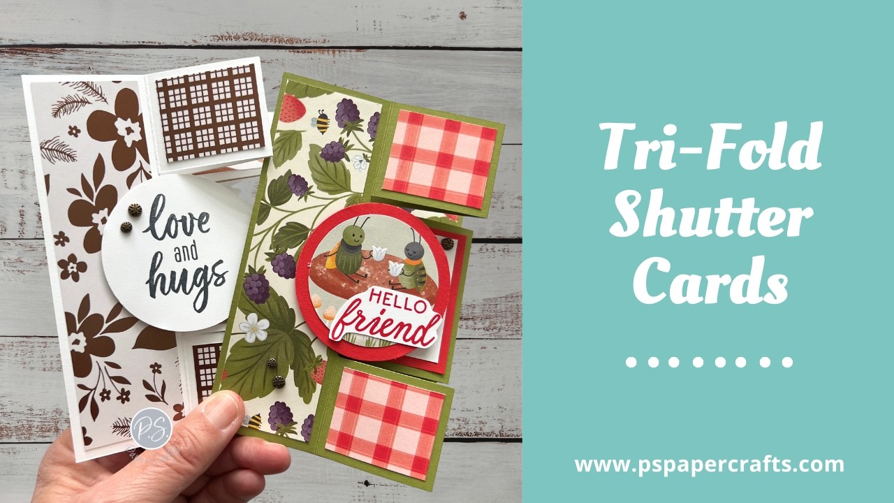 How To Make Tri-Fold Shutter Cards