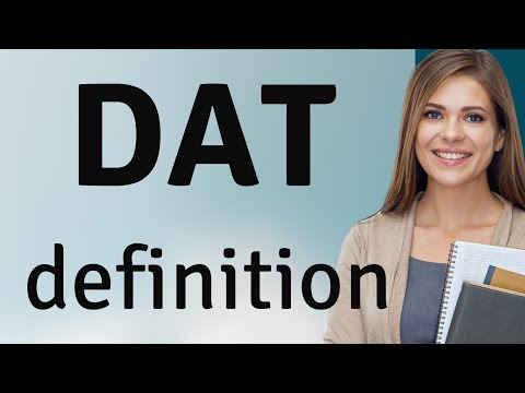 Dat • DAT definition