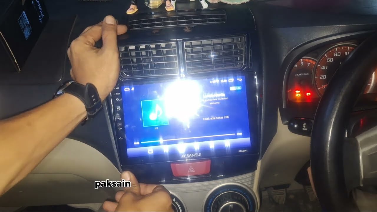 Pasang Head Unit Android Sansui Q Led Alpha 9 in & Ganti Ram #viralvideo #headunitandroid #avanza