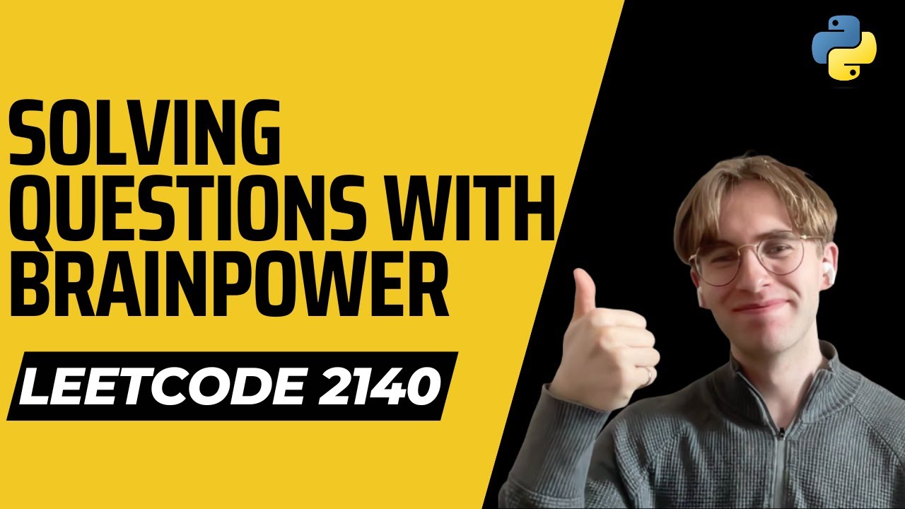 Solving Questions With Brainpower - LeetCode 2140 - Python Solution