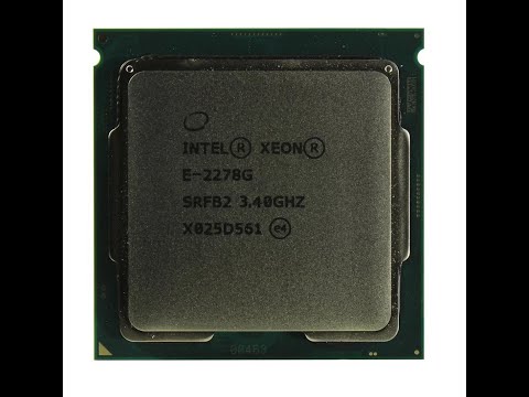 E-2278G Intel Xeon E 8-Core 3.40GHz 16MB L3 Cache Socket FCLGA1151 Processor #E2278G