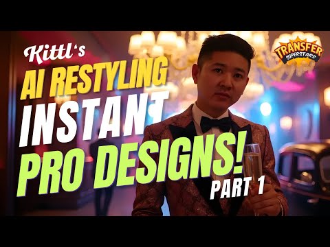 Inside Kittl's INSANE AI Restyling Tool for DTF Transfers PART1