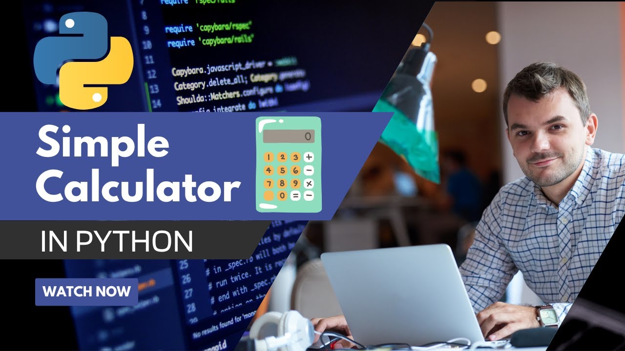 How to make a simple calculator in Python (Easy Python Tutorial for Beginners)