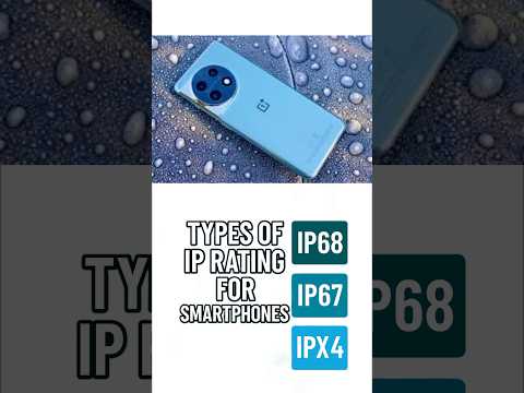 What is IP rating | waterproof vs water resistant | IP67 vs IP68 | fully explained #technews #shorts