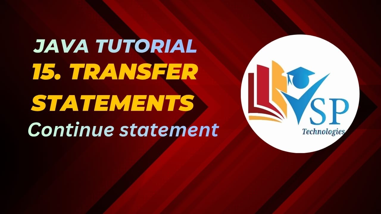 Continue Statement in Java | Continue Keyword with Examples | Java Tutorial for Beginners