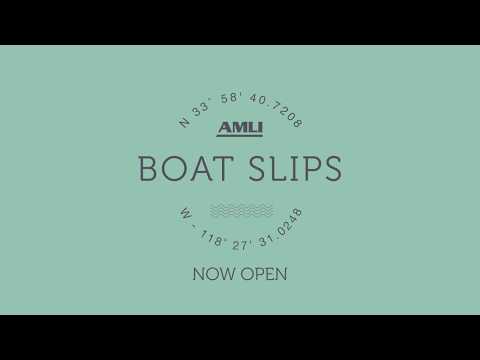 Boat Slips at AMLI Marina del Rey