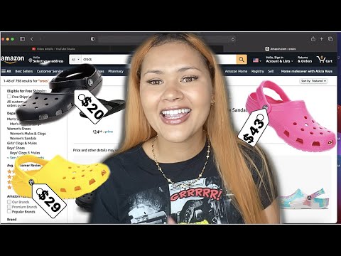 SHOPPING FOR DISCOUNTED CROCS ON AMAZON! *CROCS FOR CHEAP* 2021