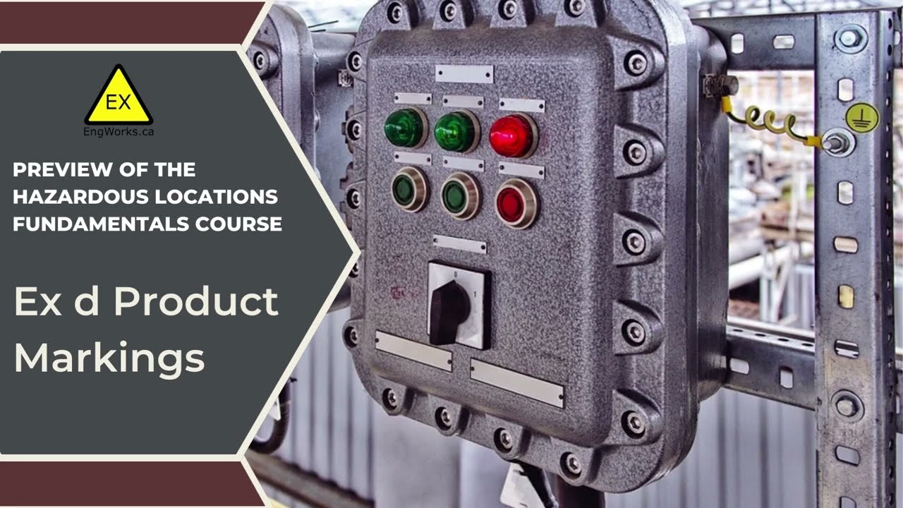 Ex d Product Markings - Hazardous Locations Fundamentals Course Ch5 slide 14